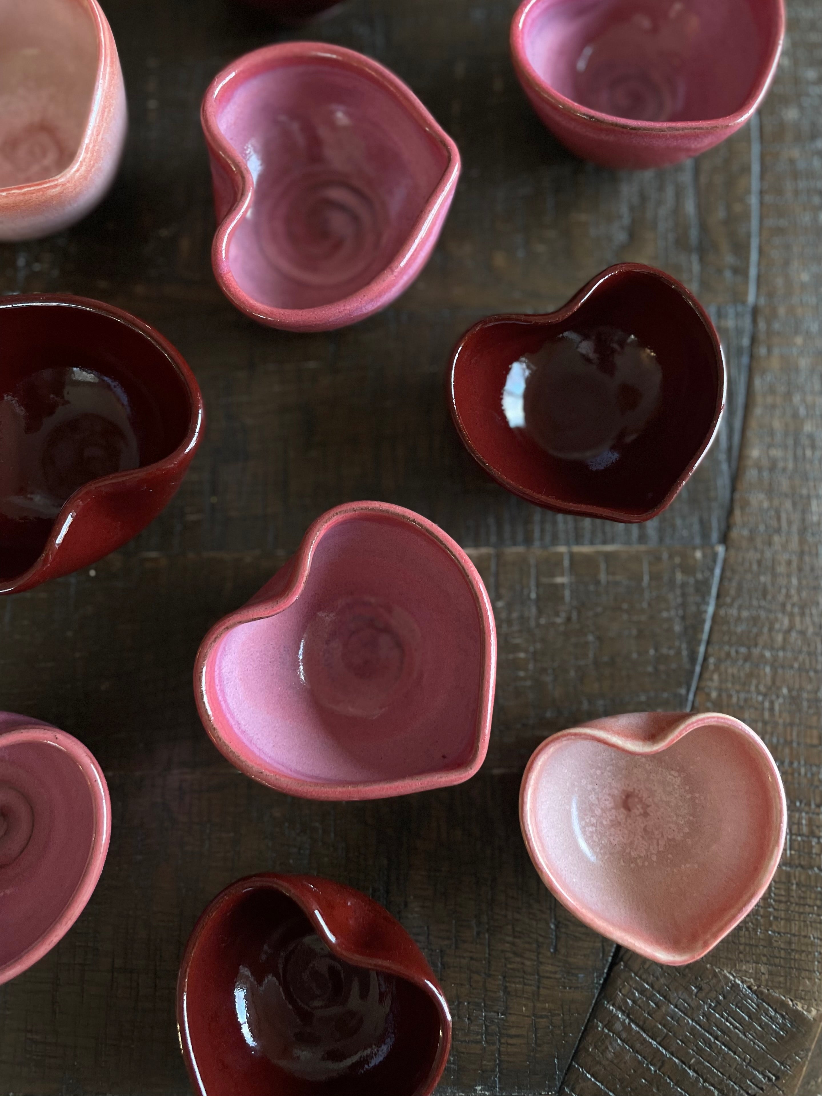 Mini Heart Bowl – Emma Cranston Pottery
